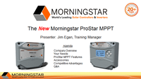 New ProStar MPPT Solar Charge Controller - Morningstar Corporation