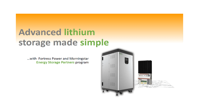 Advanced Lithium Energy Storage—think inside the box with Morningstar ...
